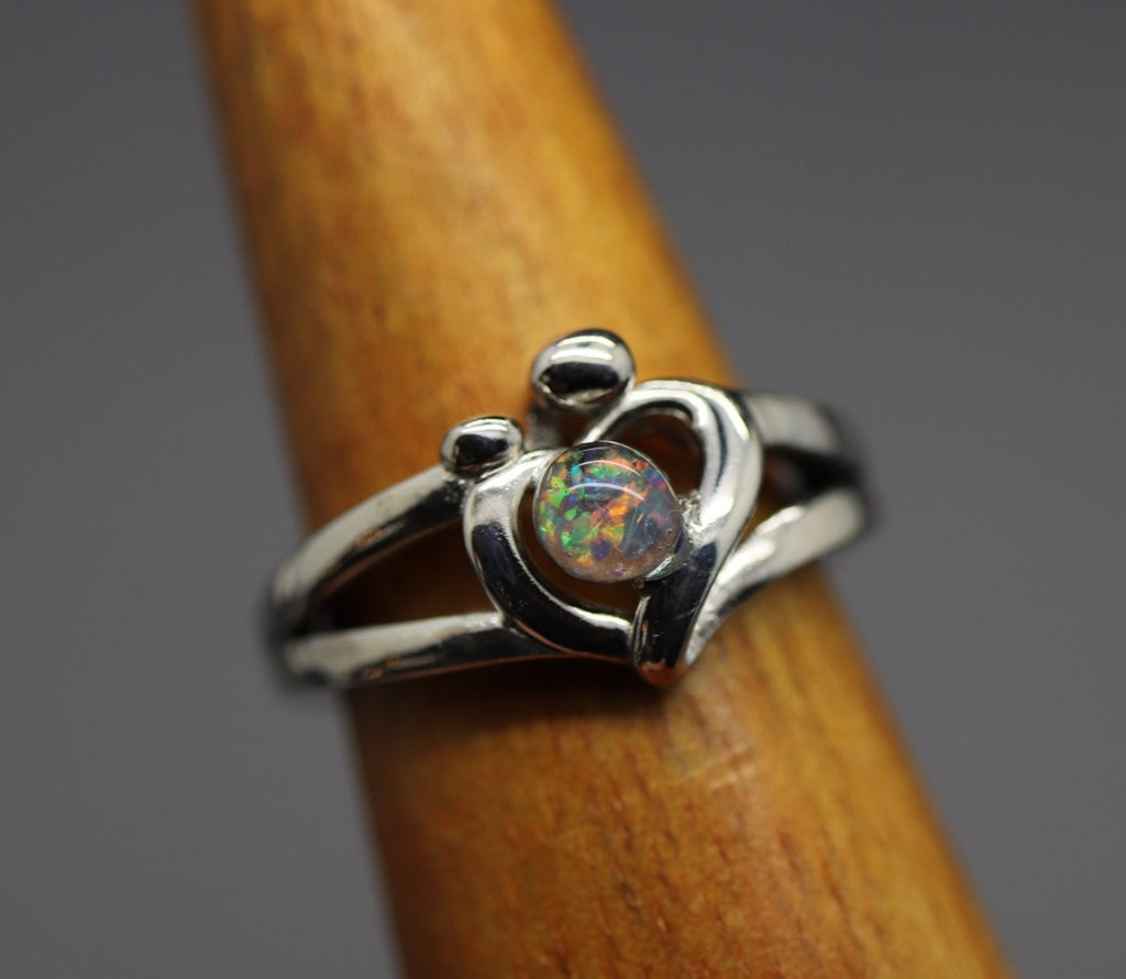 "The Caregiver" - Sterling Silver Cremation Ring – Ashley Lozano Jewelry