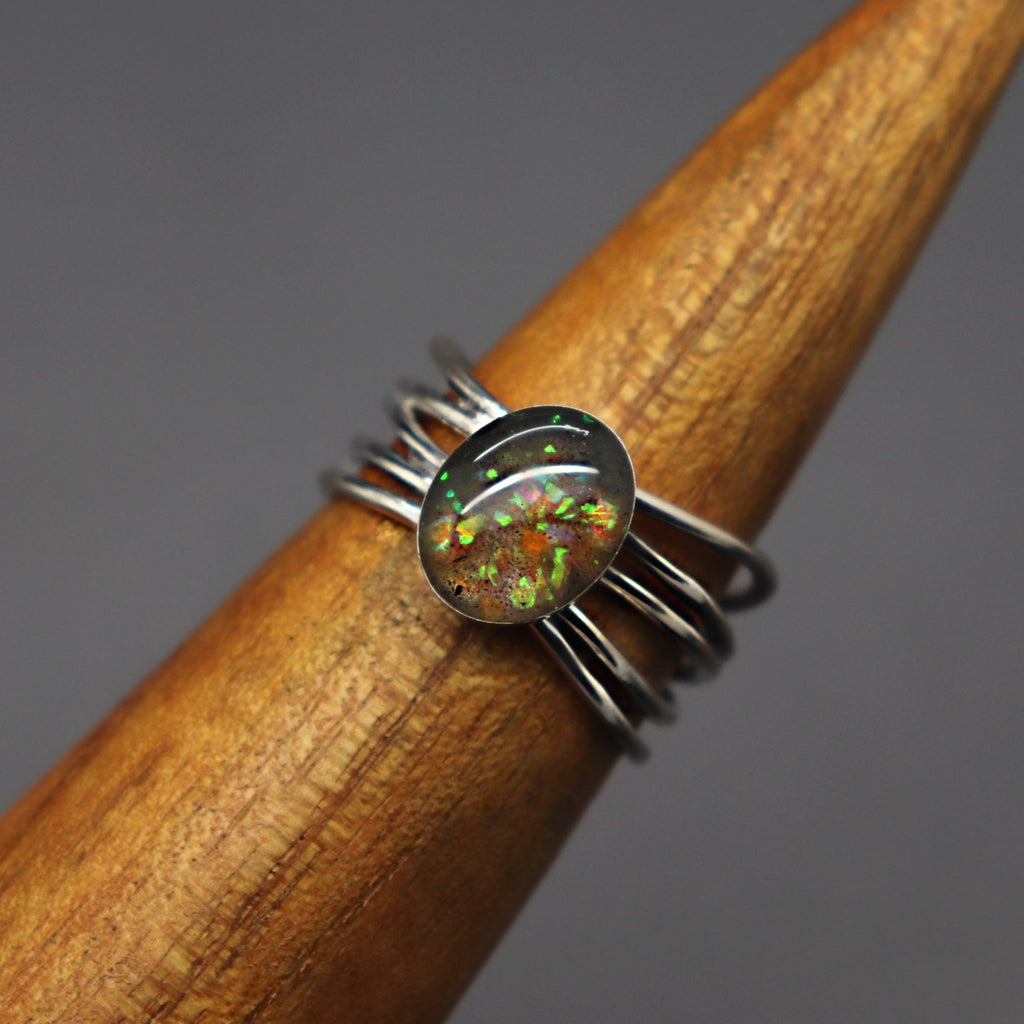 Handmade Personalized Multi-Band Stacking Cremation Urn Rings, 925 ...