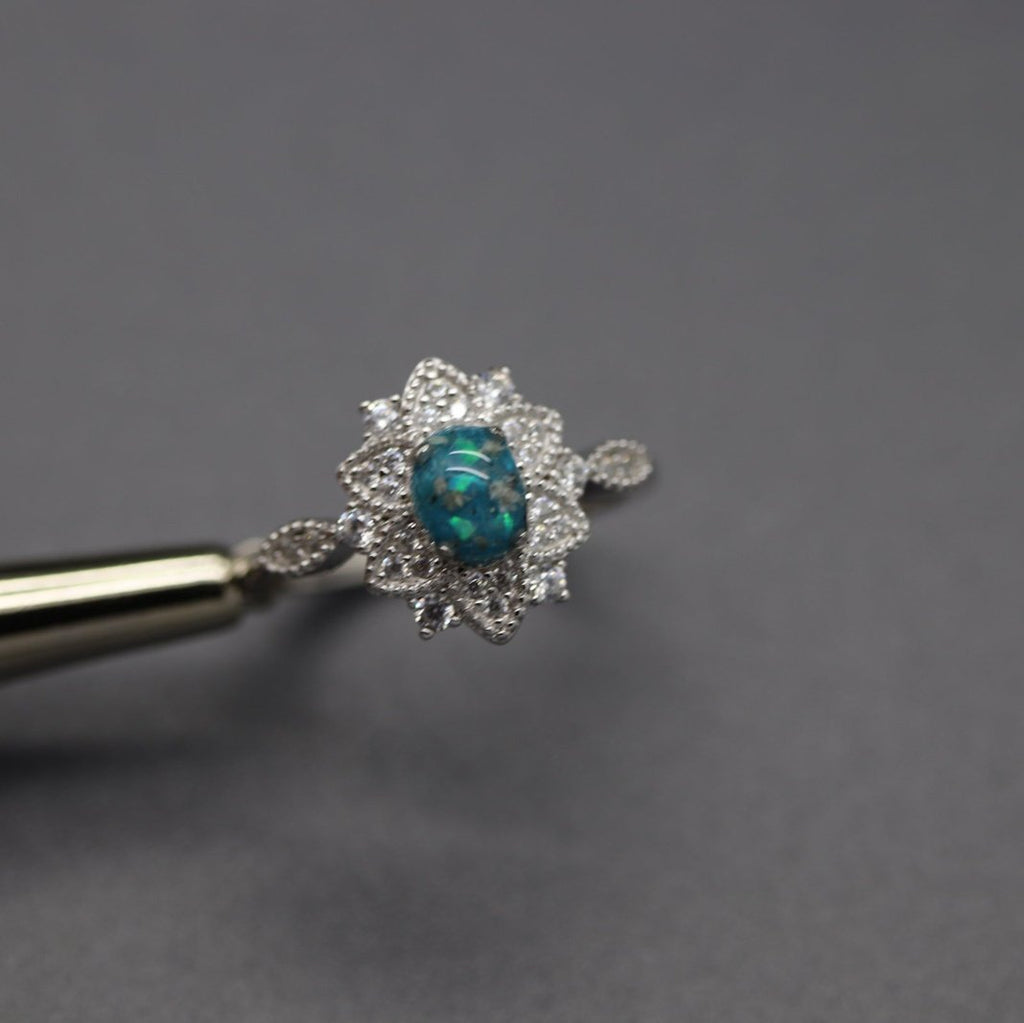 Memorial Fabric Ring – Ashley Lozano Jewelry