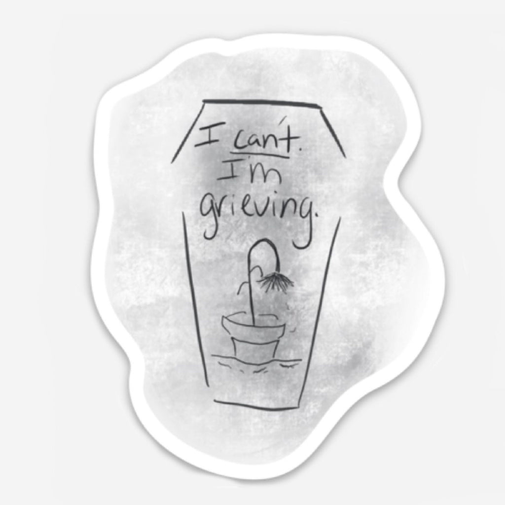 Waterproof Grief Sticker – Ashley Lozano Jewelry